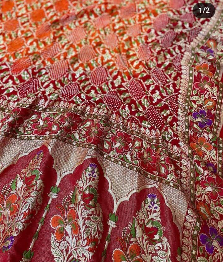 Panisha Banarsi dupatta – Saffronfashionindia