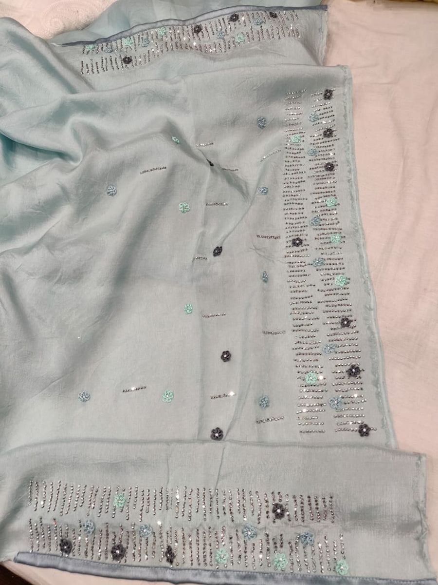 Vami organza saree – Saffronfashionindia