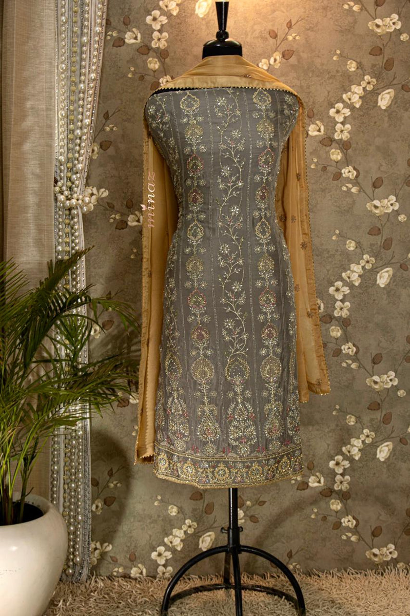 Alishan embroidered salwar suit – Saffronfashionindia