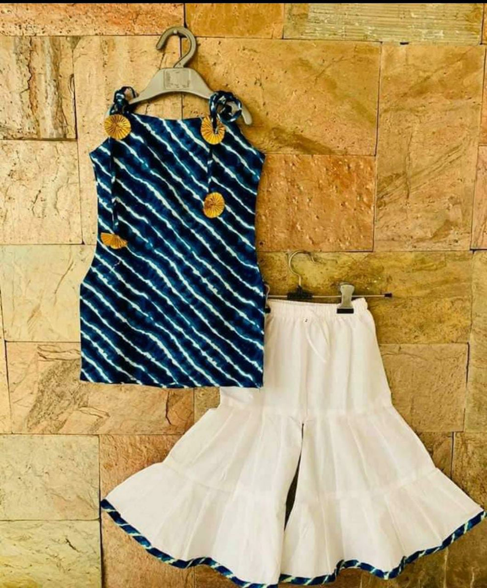 Tutu kids palazzo set – Saffronfashionindia