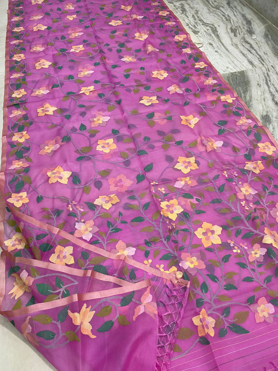 Onisha jamdani saree – Saffronfashionindia
